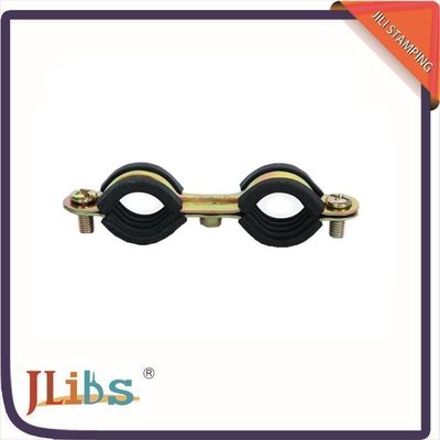 Steel Pipe Quick Release Pipe Clam Magnetic Pipe Clip  M6 Double Ring Rubber Line Clamp