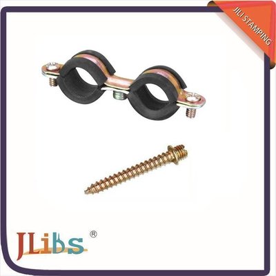 Steel Pipe Quick Release Pipe Clam Magnetic Pipe Clip  M6 Double Ring Rubber Line Clamp