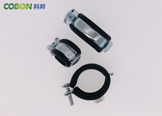 Professional Hinged Pipe Clamp Mounting Bracket Metal Clamp With Rubber