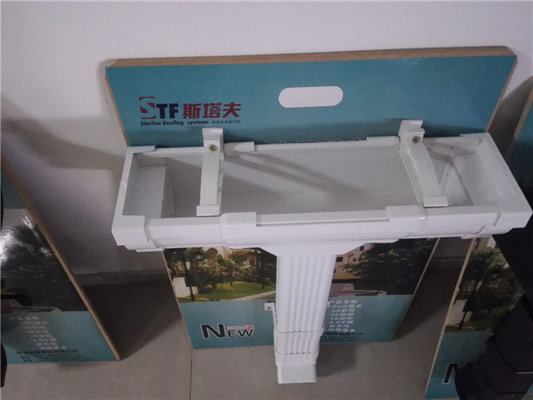 PVC Rainwater Gutter, Pipe, Roof drainage system, Roofing Buildiing material for sale