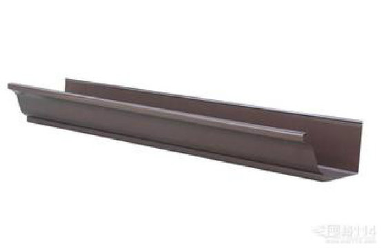 China 6" Villas Roofing Draining Aluminum Rain Gutters / House Rain Water Drainage System distributor