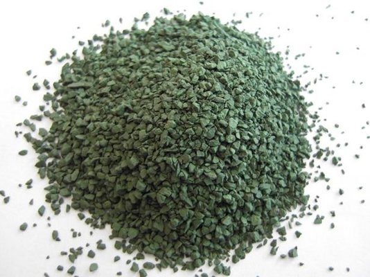 China Green Sand Stone Coated Colored Granule / Ceramic Colorful Granule distributor