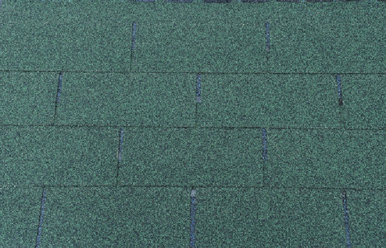 China House Fiberglass 3-Tab Asphalt Shingles , green / red flat roof tiles distributor