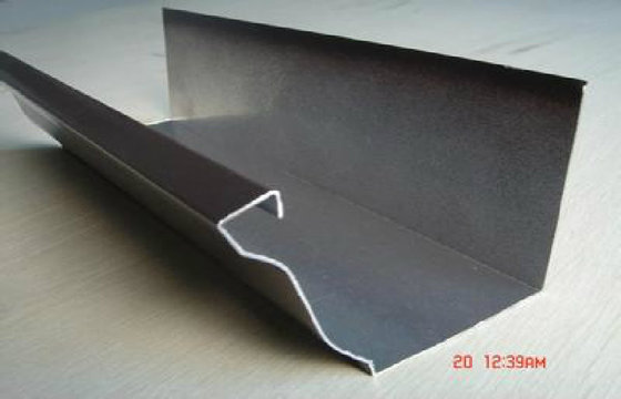 Water Drainage Rectangular Aluminum Rain Gutters Replacement / Downspout for sale