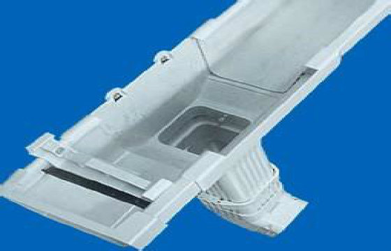 China PVC House Rain Guard Gutters Downspout For Roofing Rain Drainage distributor