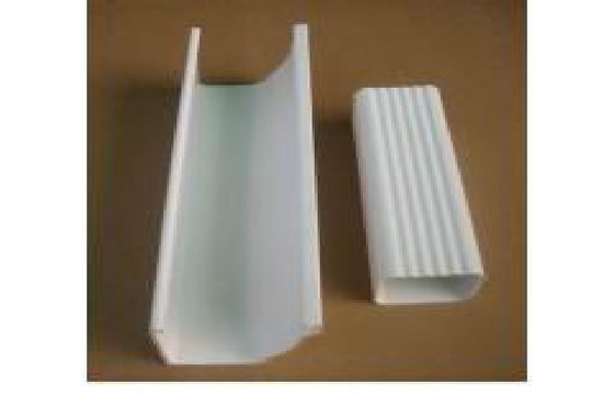 China Durable K Style Anti-UV PVC Rain Gutters And Downspout , House Rain Gutters distributor