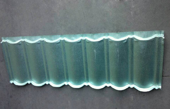 China Anti-finger Steel Green Back Stone Coated Metal Shingles Lightweight Roof Tiles distributor