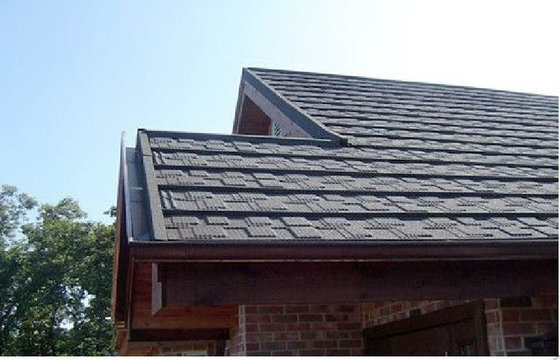 Shingle / Grid Lightweight Metal Roof Tiles roofing shingle For Building for sale