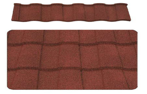 China Red Heat Insulation Roof Tiles Double Roman For Slop Roofing distributor
