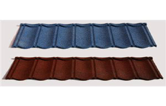 China Traditional Al-Zn Stone Coated Metal Roofing Tiles For Decoration distributor