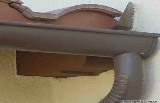 Anti-UV Steel / Aluminum Rain Gutters , Brown U Type Seamless Rain Gutters for sale