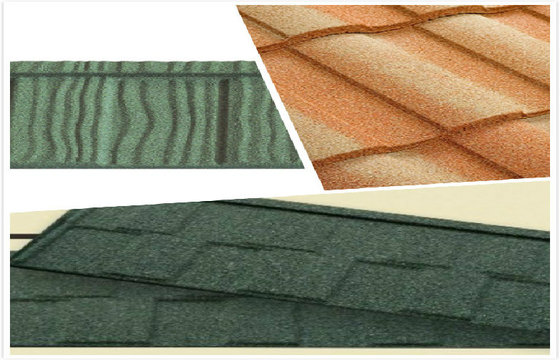 Best Classic colorful Aluminum Stone Coated Steel Roofing panel Shake Light Weight