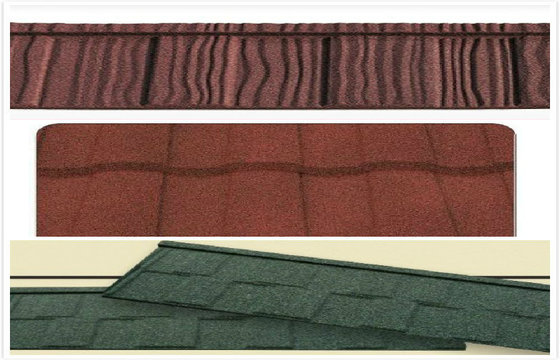 Best Classic / wave Aluminum Stone Chip Coated Steel Roof Tiles / roofing panel