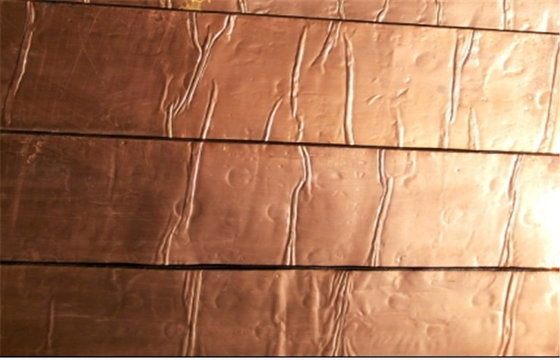 China Foil Covering Copper Roofing Shingle , Fish-scale Roofing Shingles distributor