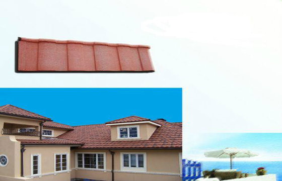 cheap Polished eco Corrugated Double Roman Roof Tiles For house Slop Roofing