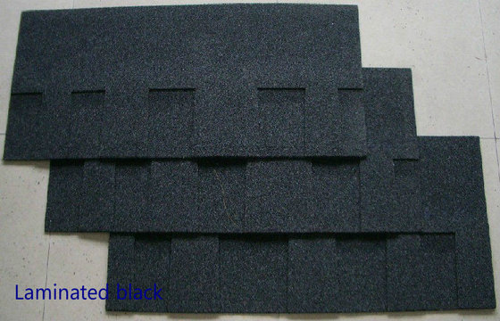 cheap Dual Layer Laminated Asphalt Shingles Black / Deser Gold / Orange For Architectural Roofing
