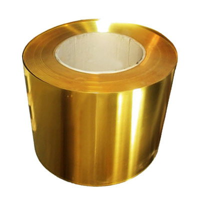 Copper Zinc Alloy Foil , Brass metal sheets For Radiator Fin With High