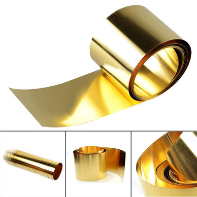 Copper Zinc Alloy Foil , Brass metal sheets For Radiator Fin With High