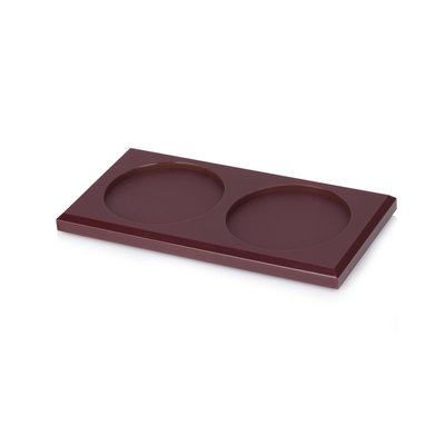 155*70*75mm coffee  acrylic sachet box for 5-star hotel bathroom