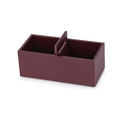155*70*75mm coffee  acrylic sachet box for 5-star hotel bathroom