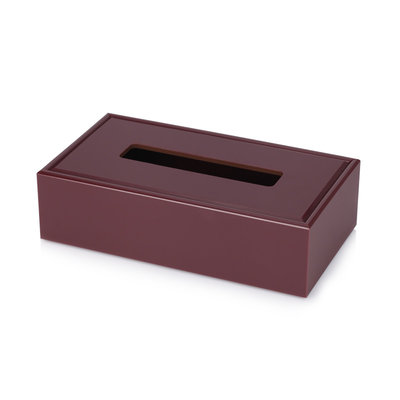 155*70*75mm coffee  acrylic sachet box for 5-star hotel bathroom