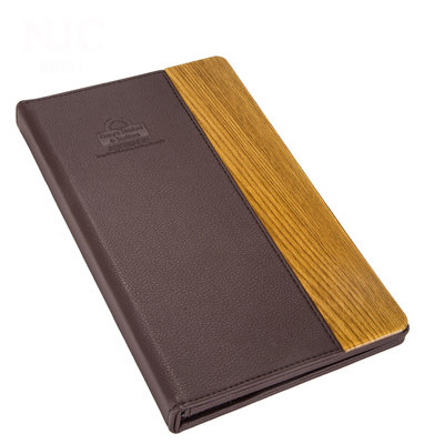brown luxury trapezoid faux leather hotel room trash cans manufacturer for hotel amenities