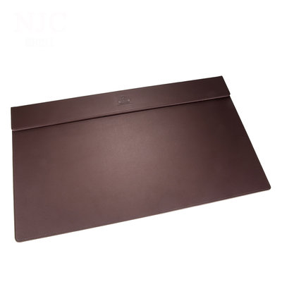 brown luxury trapezoid faux leather hotel room trash cans manufacturer for hotel amenities