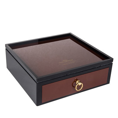China custom black brown wholesale acrylic soap tray for hotel guest supply