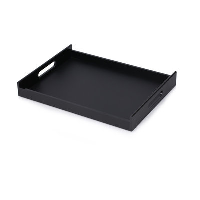 Free sample 240*125*65mm black oblong hotel  tissue box cover