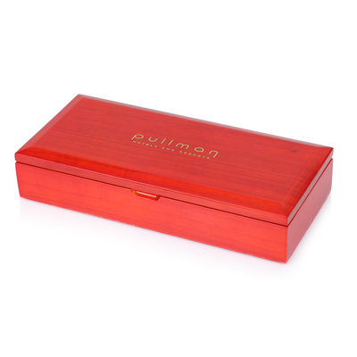 Free sample hotel red acacia wooden serving tray for room