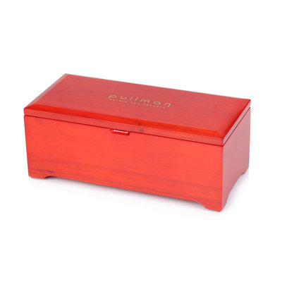 Free sample hotel red acacia wooden serving tray for room
