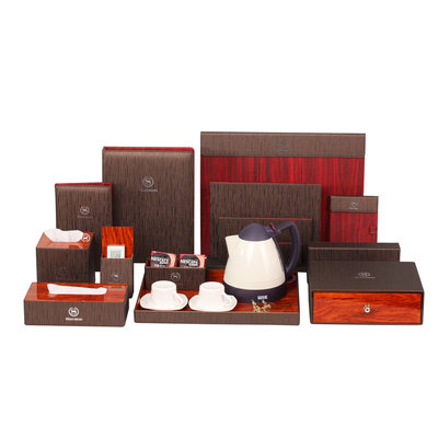 hotel bathroom accesories 210*270*85mm brown acrylic consumable box  for 5-star hotel