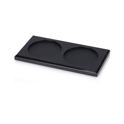 Factory custom wholesale high quality black acrylic square tissue box hotel supply