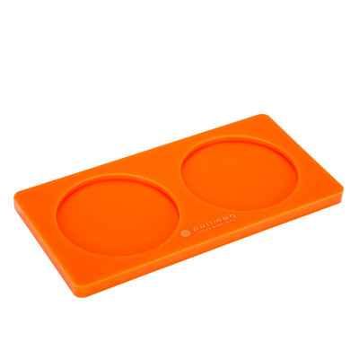 Custom orange  pmma acrylic decorative trays manufacturer for hotel supply