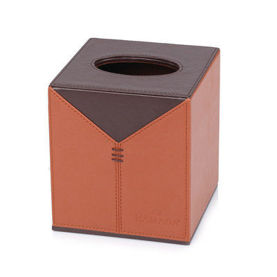Free sample 400*300*30mm leather drinks tray for 5-star hotel guestroom supplies