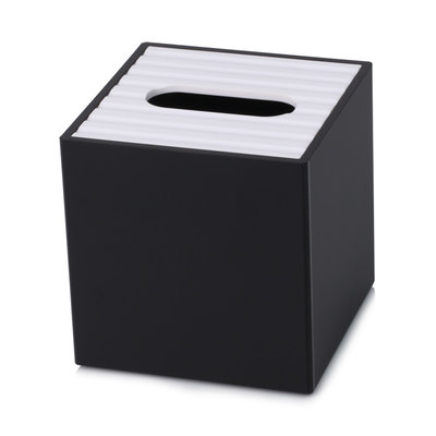 Customized 210*270*85mm acrylic hotel amenities box , toothbrush container for 5-star hotel