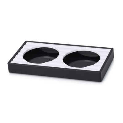 Bespoken 85*85*20mm acrylic soap dish , soap tray for 5-star hotel