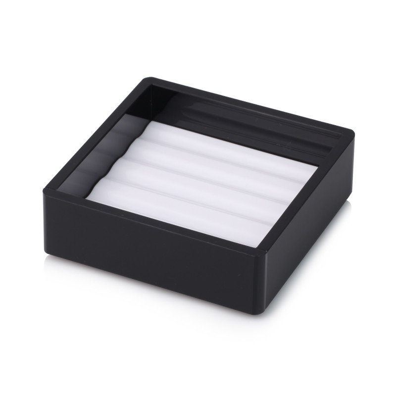 Bespoken 85*85*20mm acrylic soap dish , soap tray for 5-star hotel