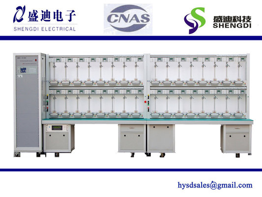 HS-6303 Three-Phase Meter Testing Bench 32 position 1ø, 60A,220V or 100A,220V or 3ø, 100A,440V or 3ø, 4w 5A, 110V meter