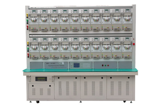 Three-phase DIN-rail KWh Energy Meter Test Bench,active & reactive,3P4W ,Max.120A,20 Positions