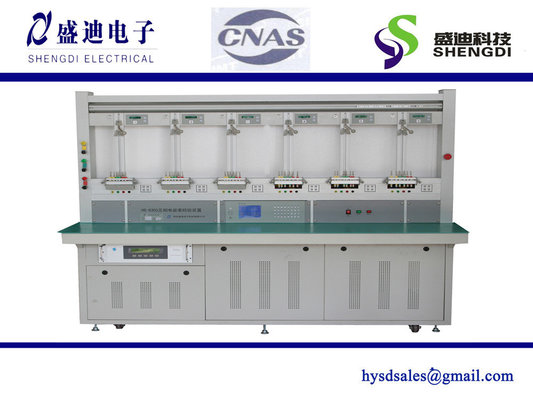 HS-6303B Three-Phase Prepayment Meter with LCD test bench,0.05% accuracy Max.120A,IEC62053 6 Positions