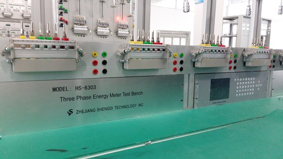 Single-phase & Three-Phase Static Watt-Hour energy meter test bench,45Hz~65Hz,Max.120A,IEC60736 Integration 16 Positions