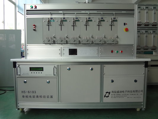 6 Position Single Phase Energy Static Meter Test Bench RS485 Communication port 0~100A current