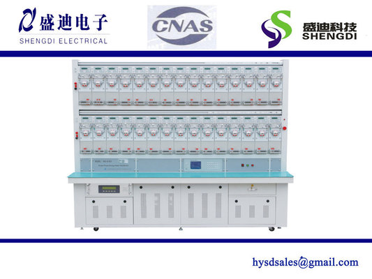 Single Phase Electronic DIN Rail Active Energy Test Bench 30 Positions 0.05% Accuracy Class 0~100A current range