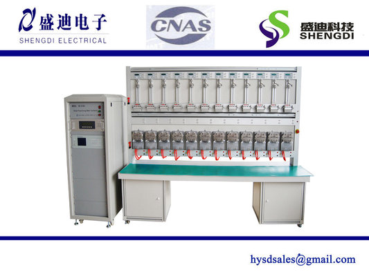 12 position ANSI 4 IEC single phase test bench accuracy class 0.05% ANSI SOCKET Meter 0~100A current