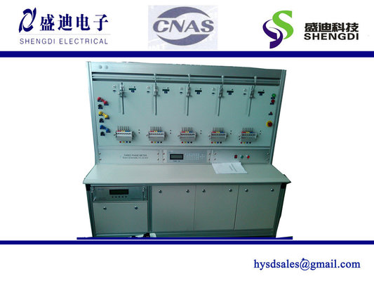 3 phase 3/5 position test equipment Accuracy class 0.05%, 57.7-460 Voltage 0-100 A current  45-65 Hz