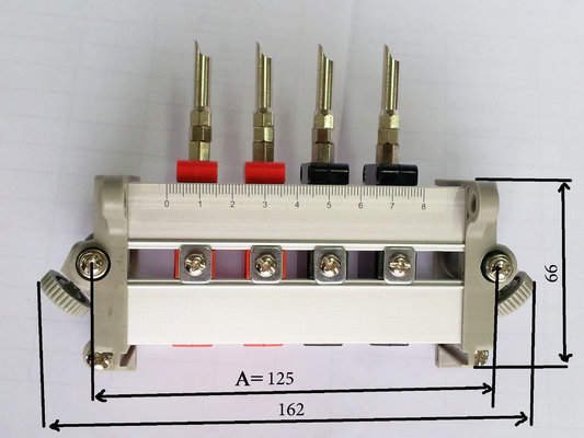 Aluminium meter wiring device(quick connector),Single-Phase,4 Pins,RED-BLACK, Max.120A.
