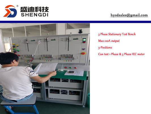 HS-6303E 3 Phase Stationary Test Bench 3 Positions,accuracy 0.05% Class,0-120A current output,close-link meter