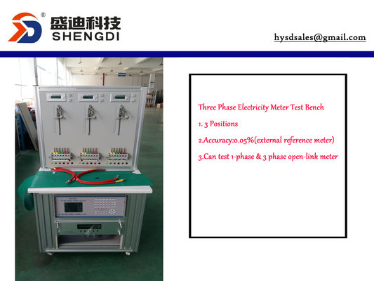 HS-3303B Single Phase & Three Phase Electricity Meter Test Bench System,0.05% Class,Max.120A Current output