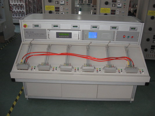 HS-6303 Three Phase Energy Meter Test Bench,6 Position,3P3W,3P4W CT meter,0.05% Class,Max.120A output